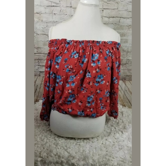 Forever 21 | Tops | Forever 2 Off The Shoulder Cropped Top Szaa22 ...